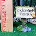 Fairy Garden Sign Enchanted Forest Miniature Sign Butterfly - Etsy