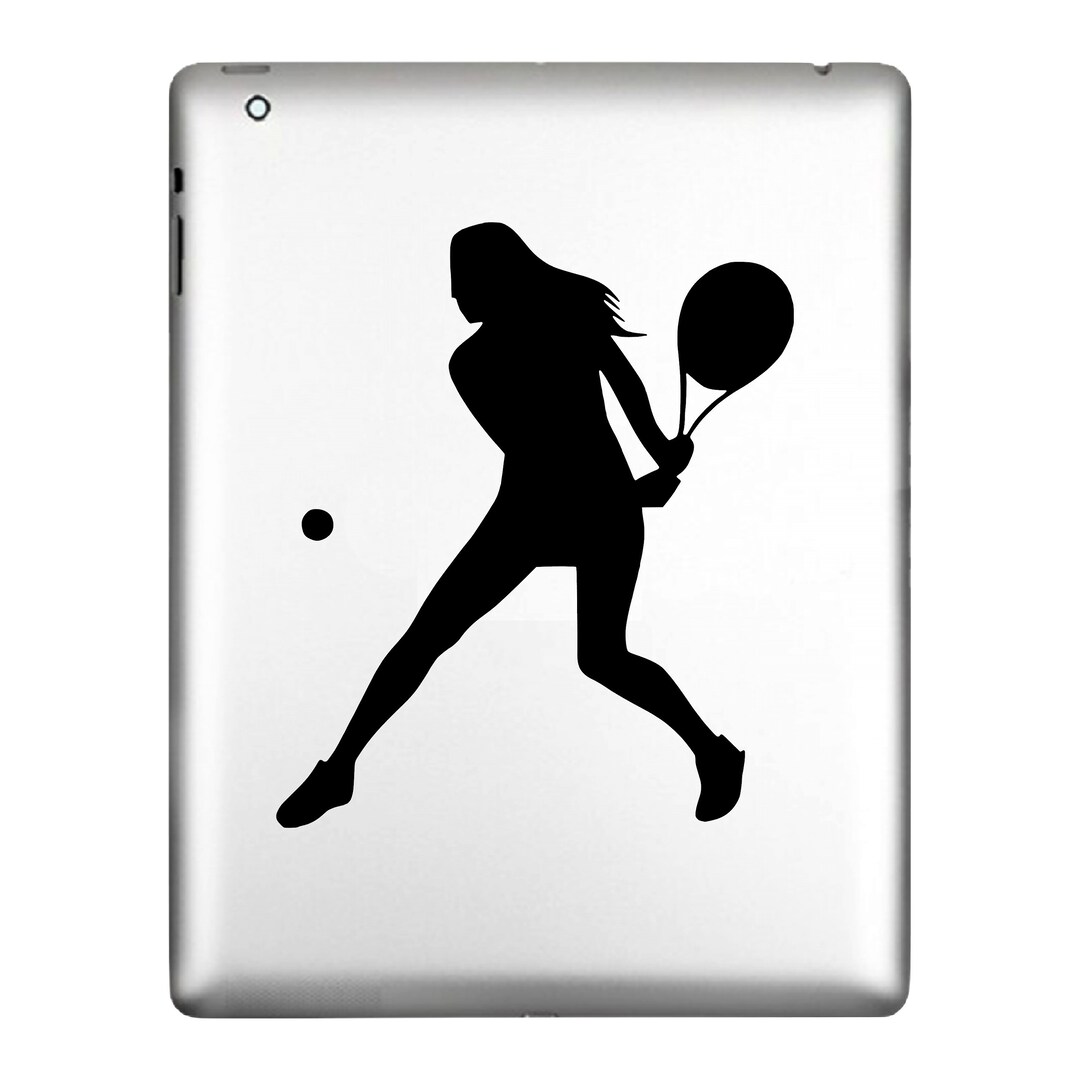Tennis Player Sticker Decal Anything With a Flat Surface. - Etsy