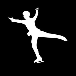Male Figure Skater Sticker Decal Anything With a Flat Surface. - Etsy