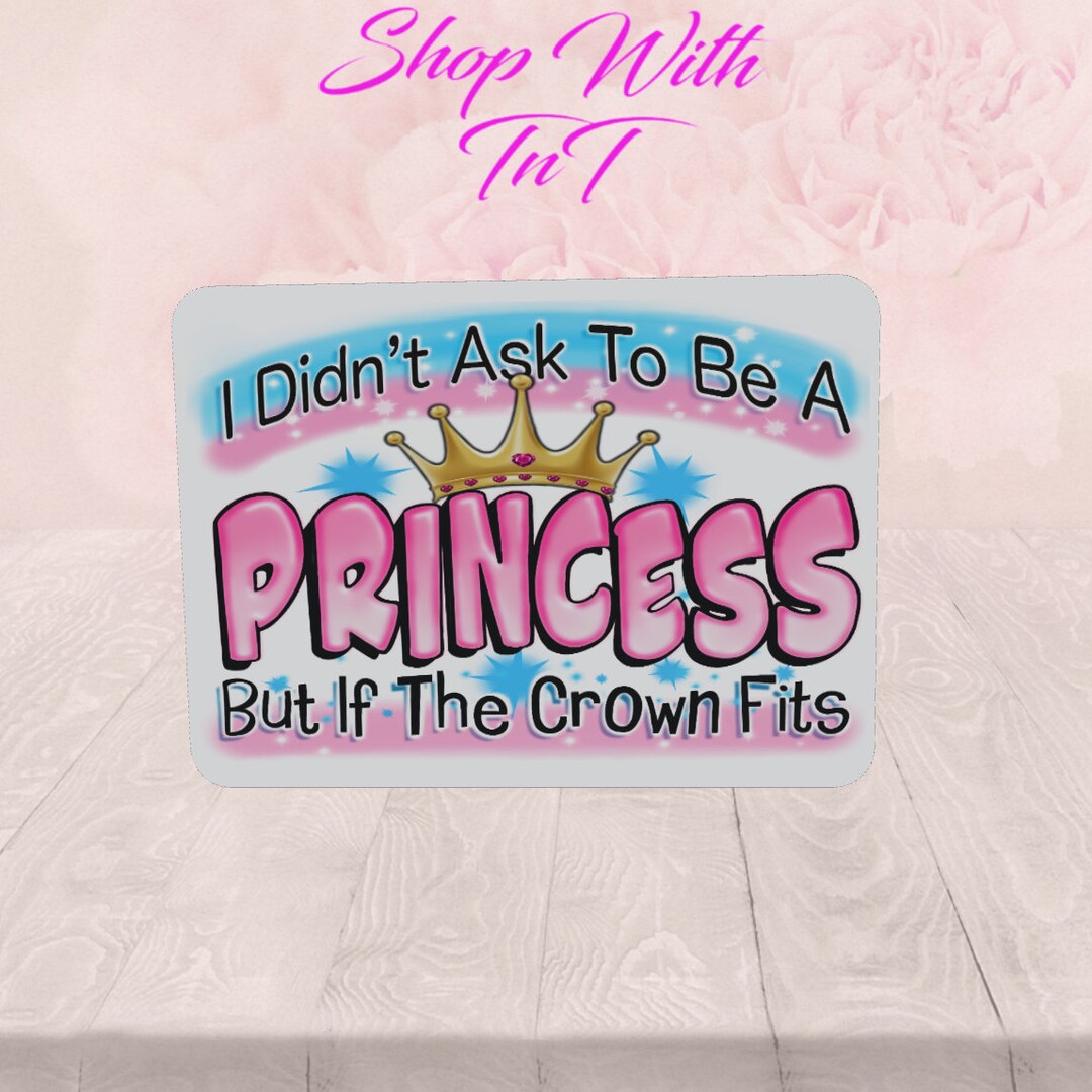 Princess Crown Thick Mouse Pad - Etsy