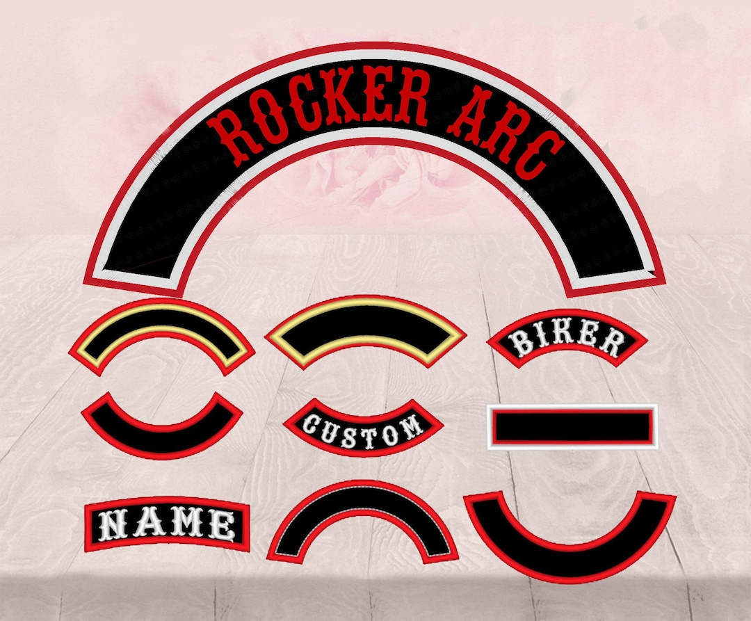 Custom Rocker Biker Embroidered Patch: Iron on or Sew On - Etsy