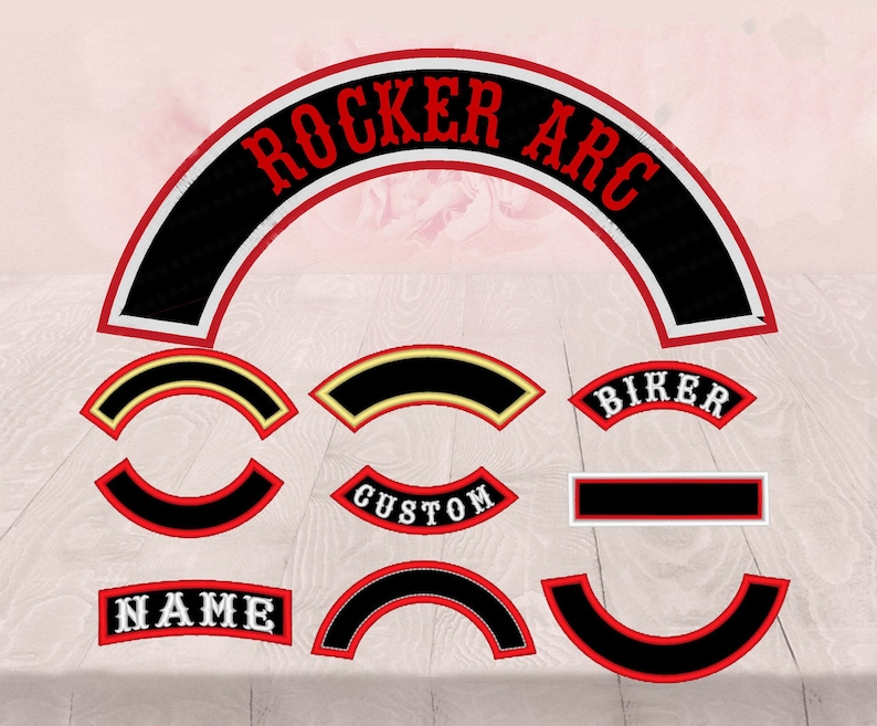 Custom Rocker Biker Embroidered Patch: Iron on or Sew On - Etsy