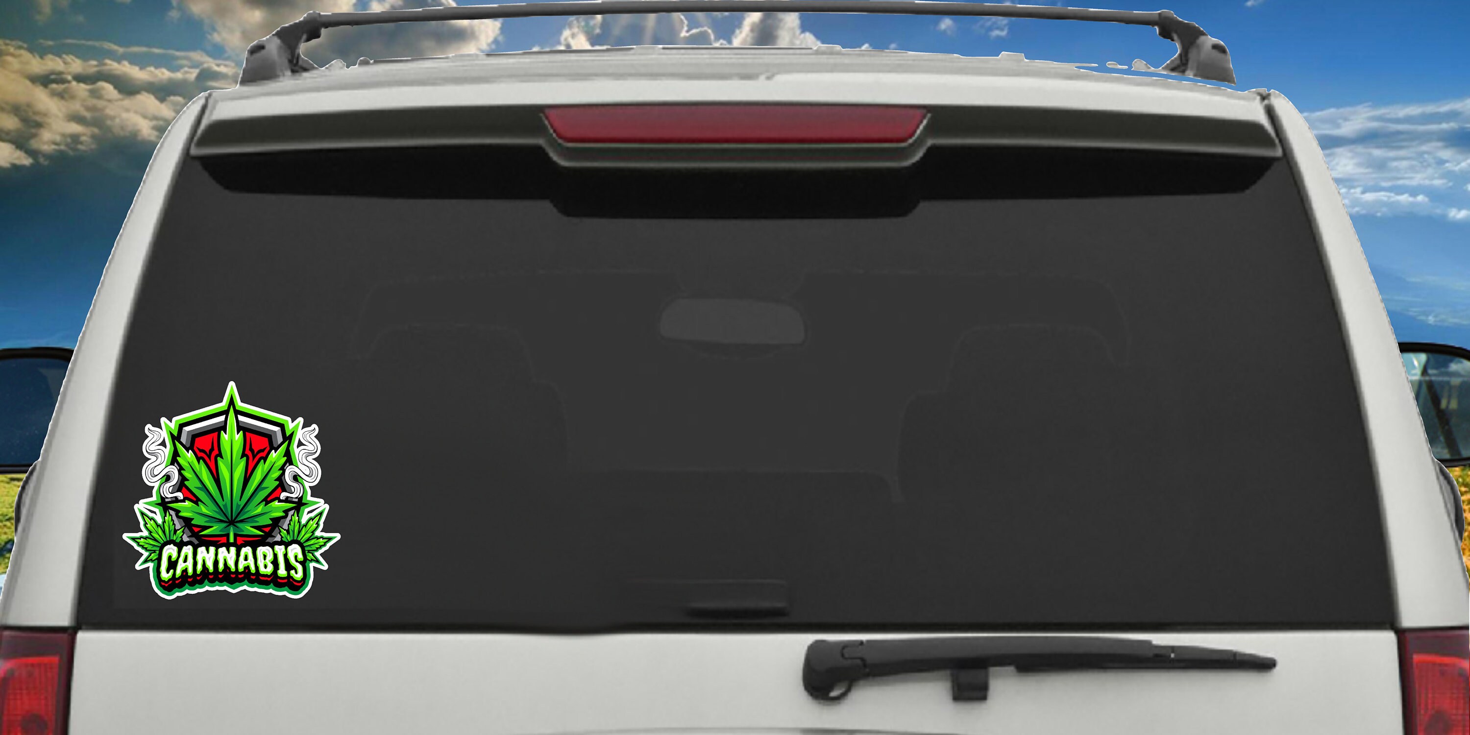 Cannabis Leaf Sticker Cannabis Lover's Decal Weed - Etsy