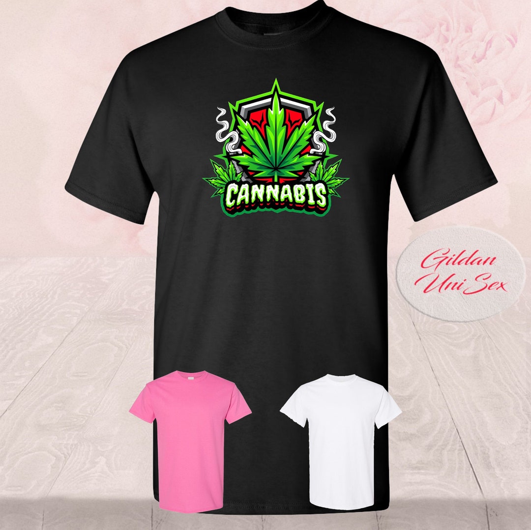 Cannabis Leaf T-shirt Weed Lover's Tee - Etsy