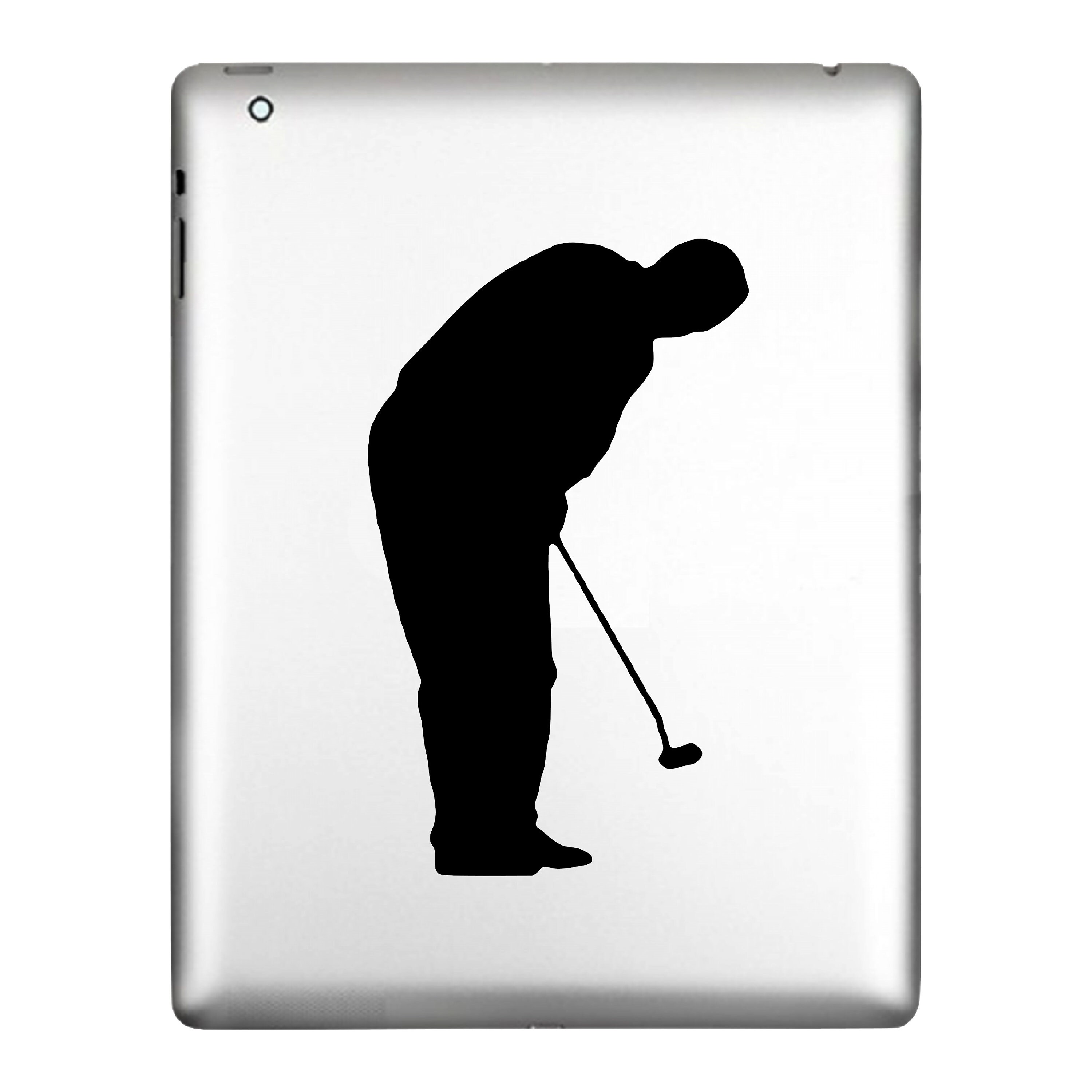 Putting Male Golfer Sticker Decal Anything With a Flat - Etsy