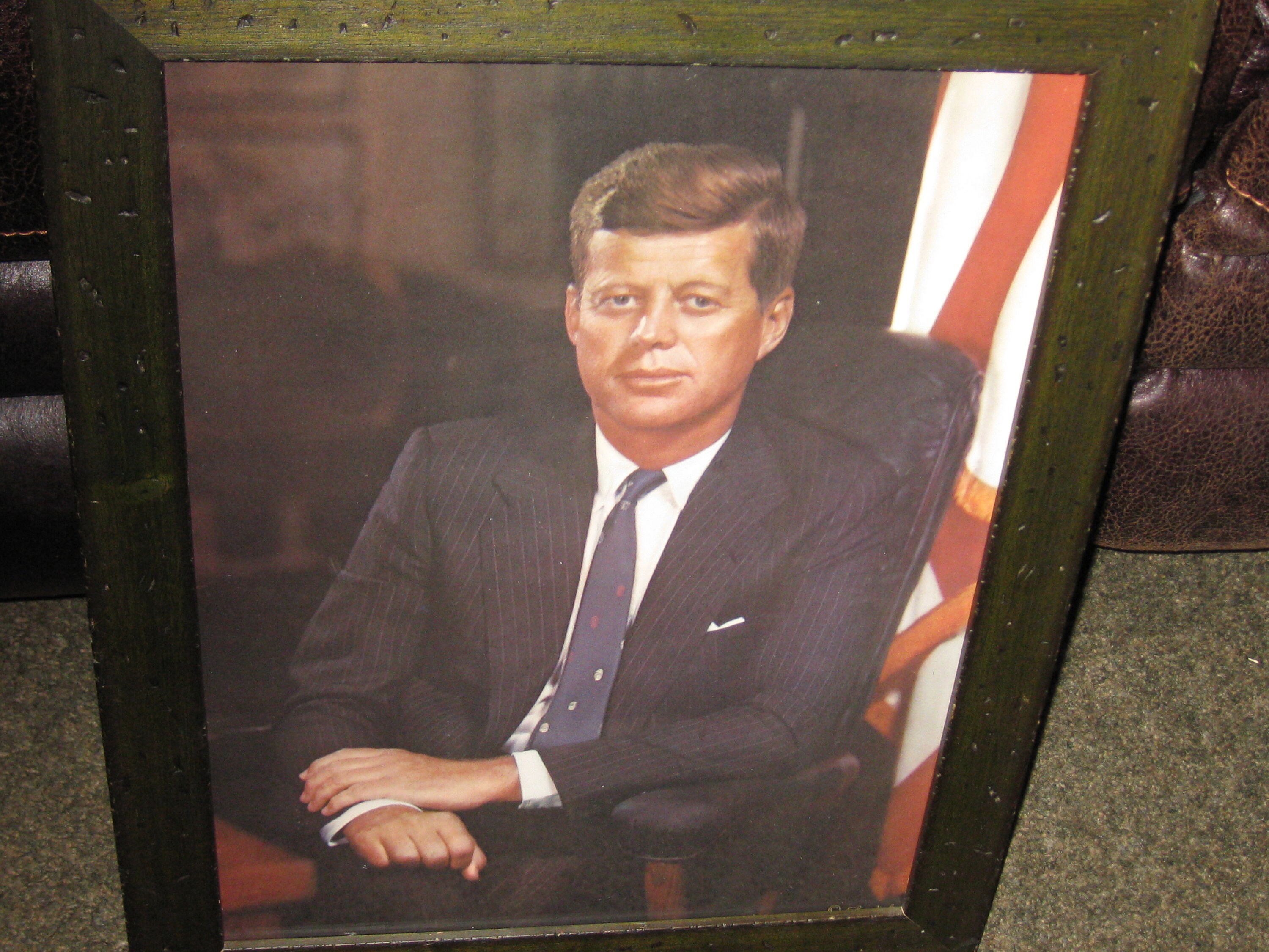 JOHN FITZGERALD KENNEDY 35th President Iconic Portrait Color - Etsy