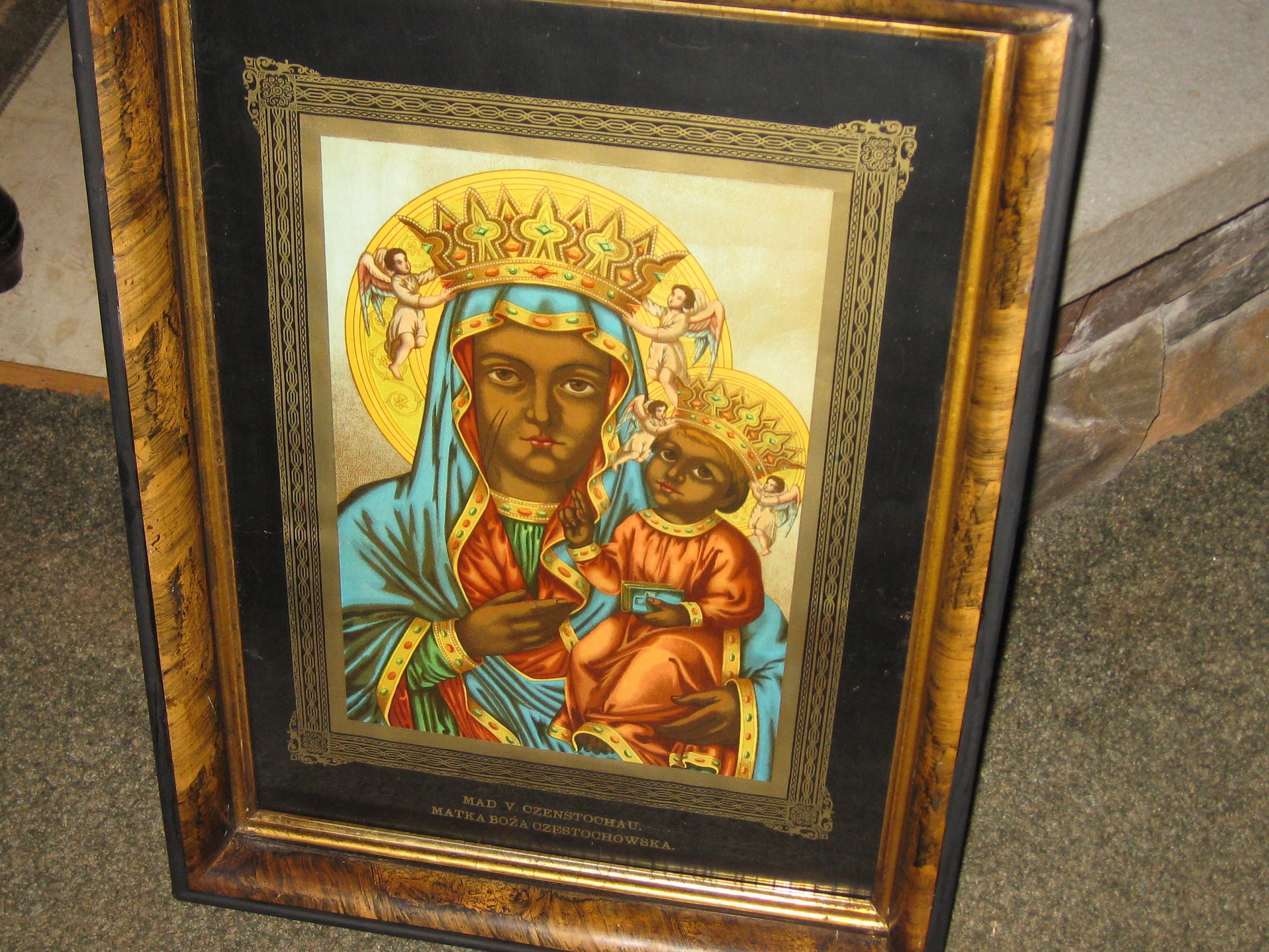 MAD V. CZENSTOCHAU. Matka Boza Czestochowska Black Madonna of - Etsy UK