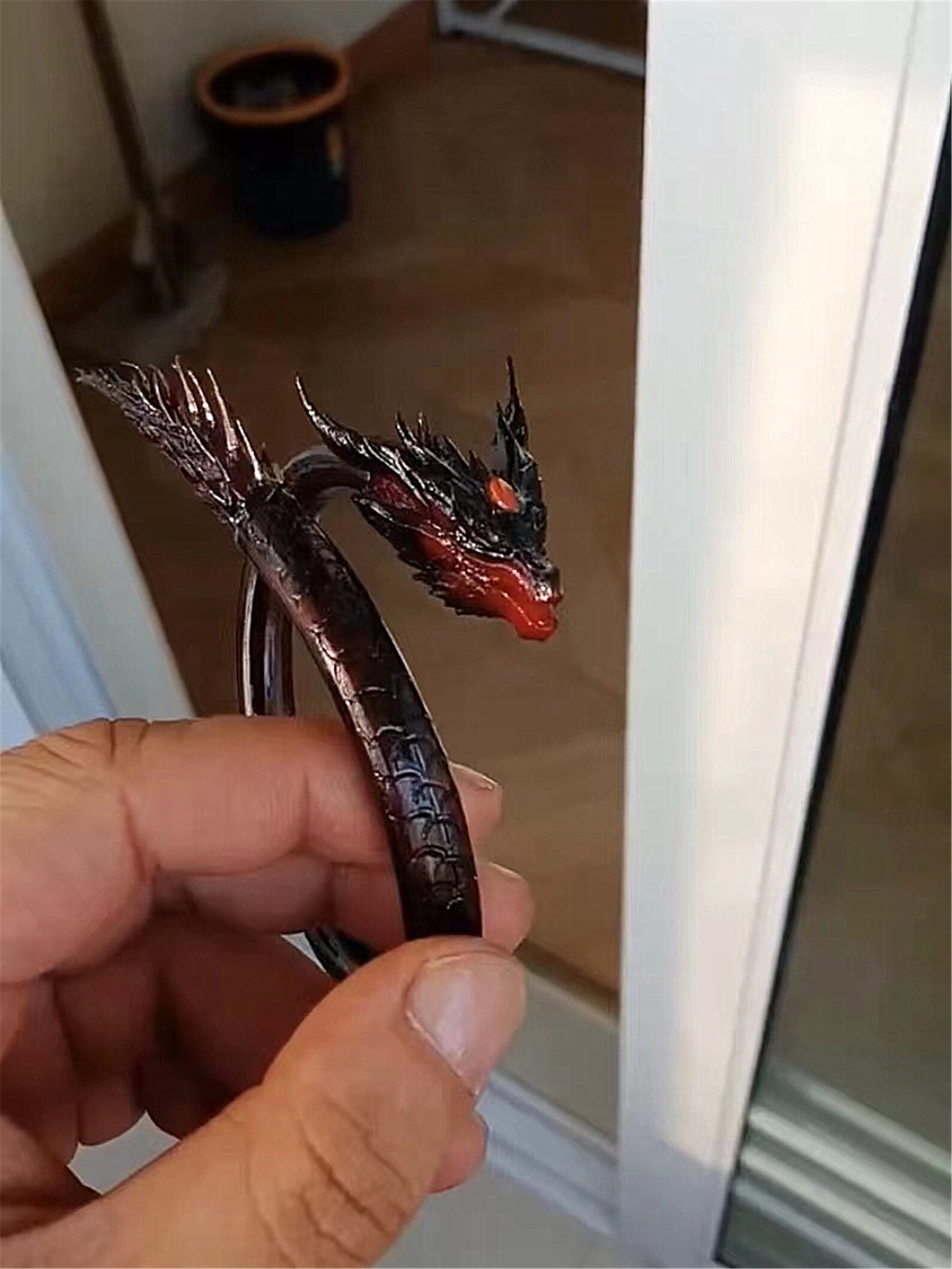 Realistic Snake Bracelets Mens Snake Bangles, Custom Dragon Bracelet ...