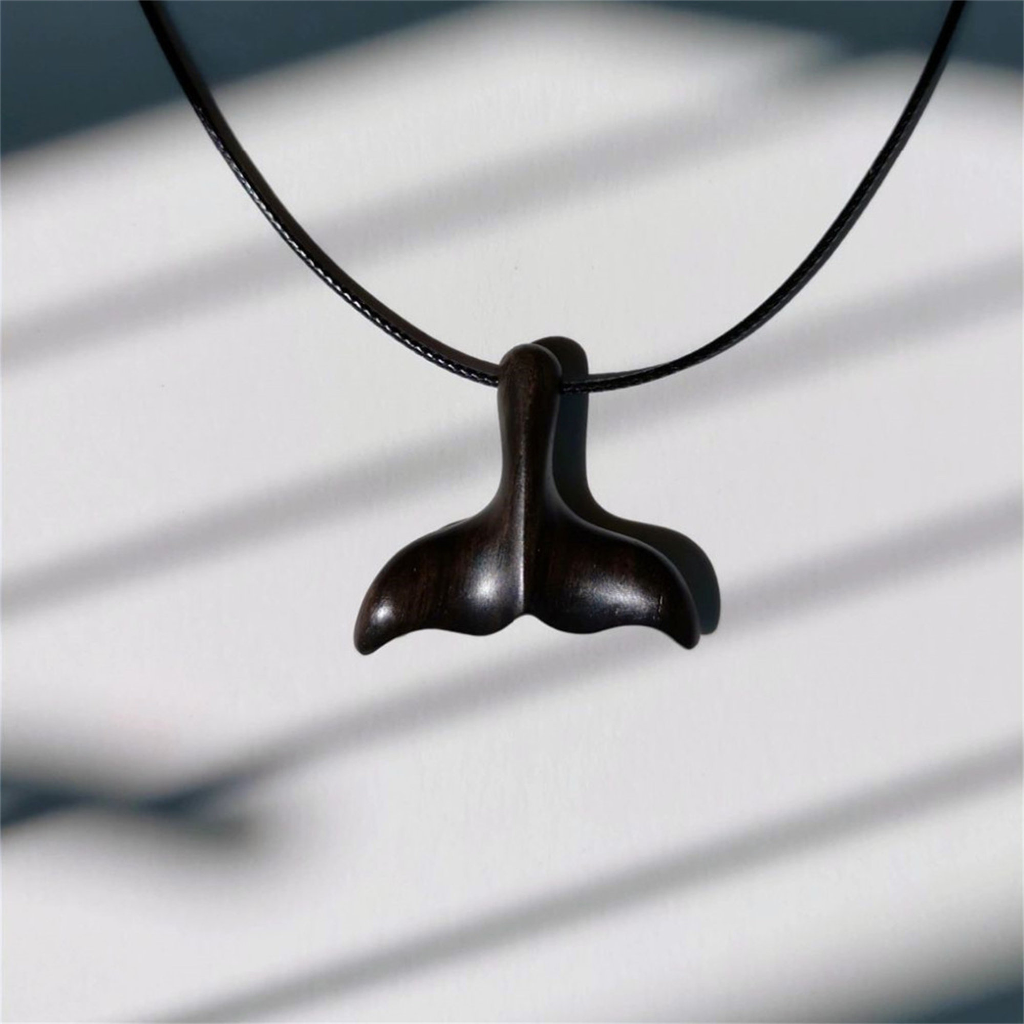 Sperm Whale Tail Necklace Wood Whale Necklace Custom Animal Whale ...