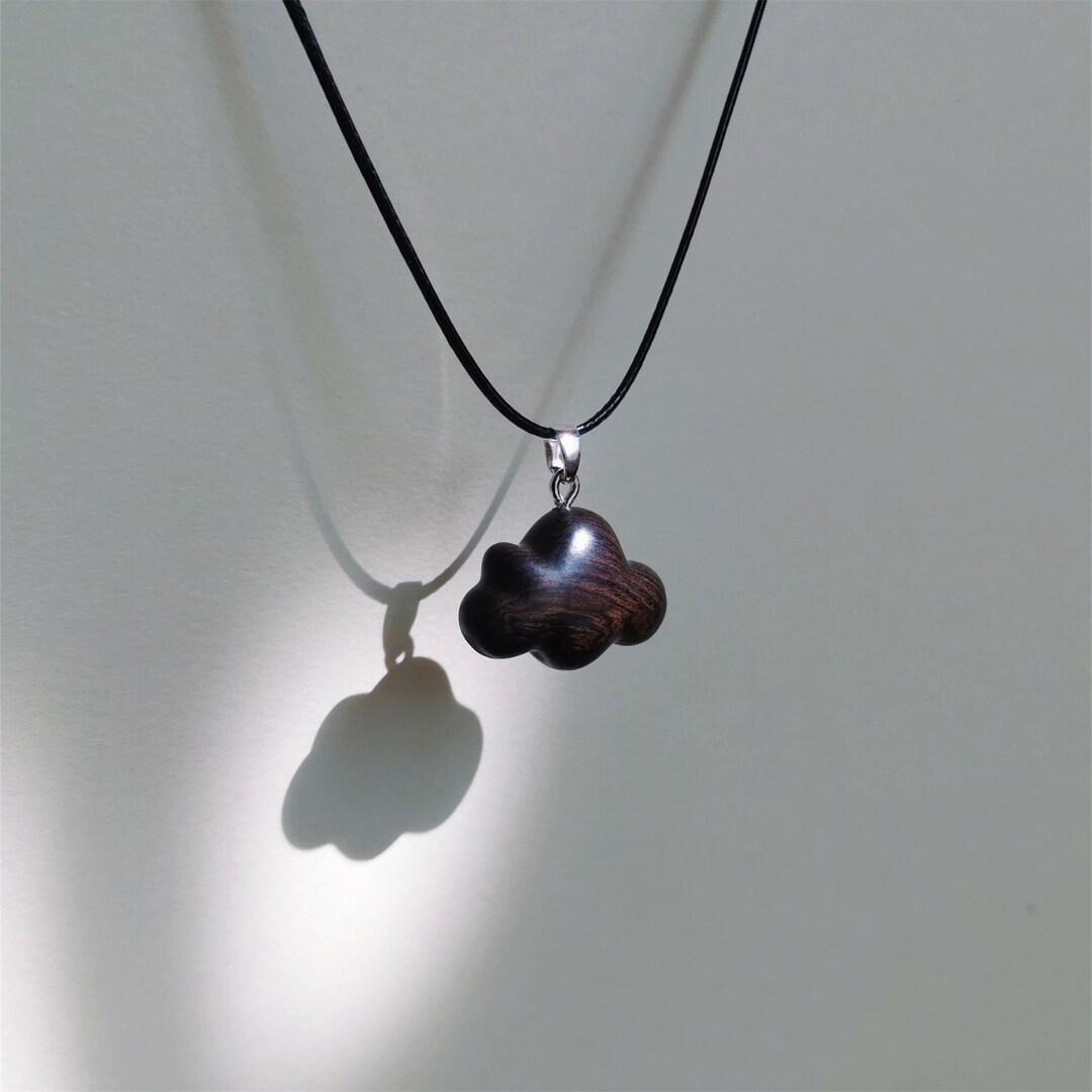 The Clouds Necklace Custom Cloud Wood Necklace Handcrafted Hardwood ...