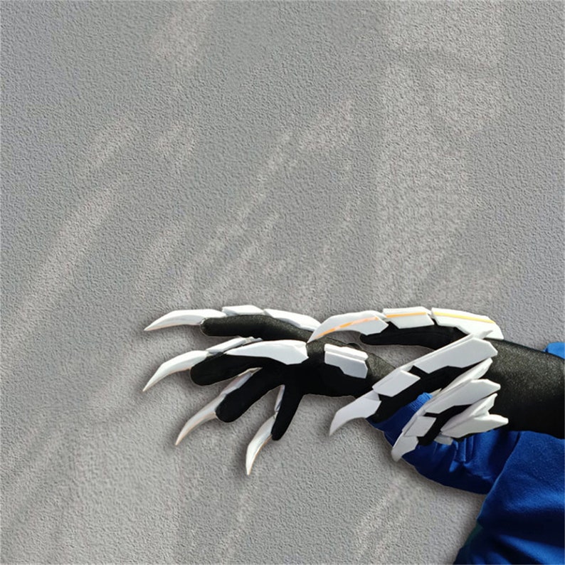 Technology Claws Halloween Party Mechanical Robot Gloves Black Glove ...