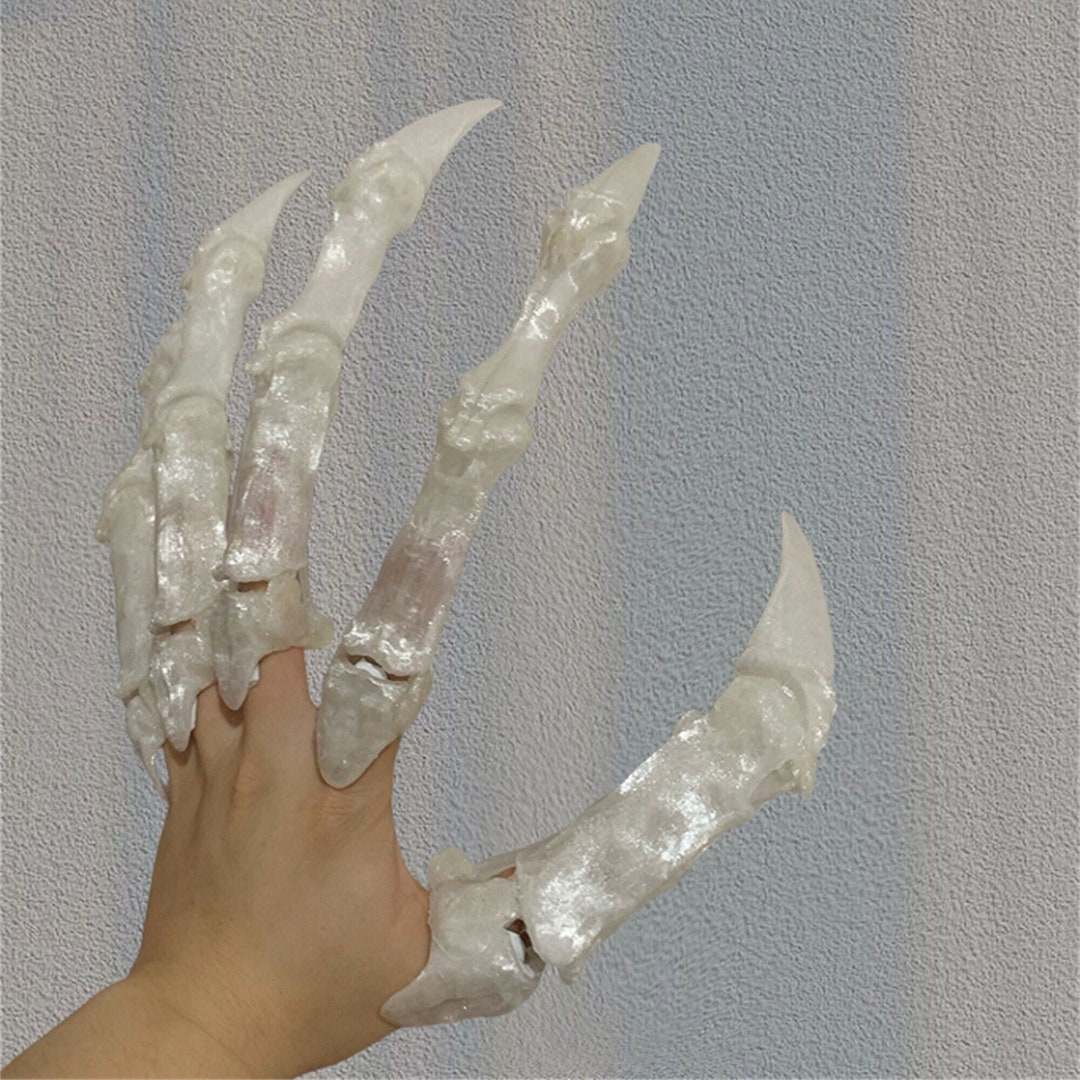 Silver Paw Gloves, Mechanical Claw Prop Cosplay Halloween Party Joints ...