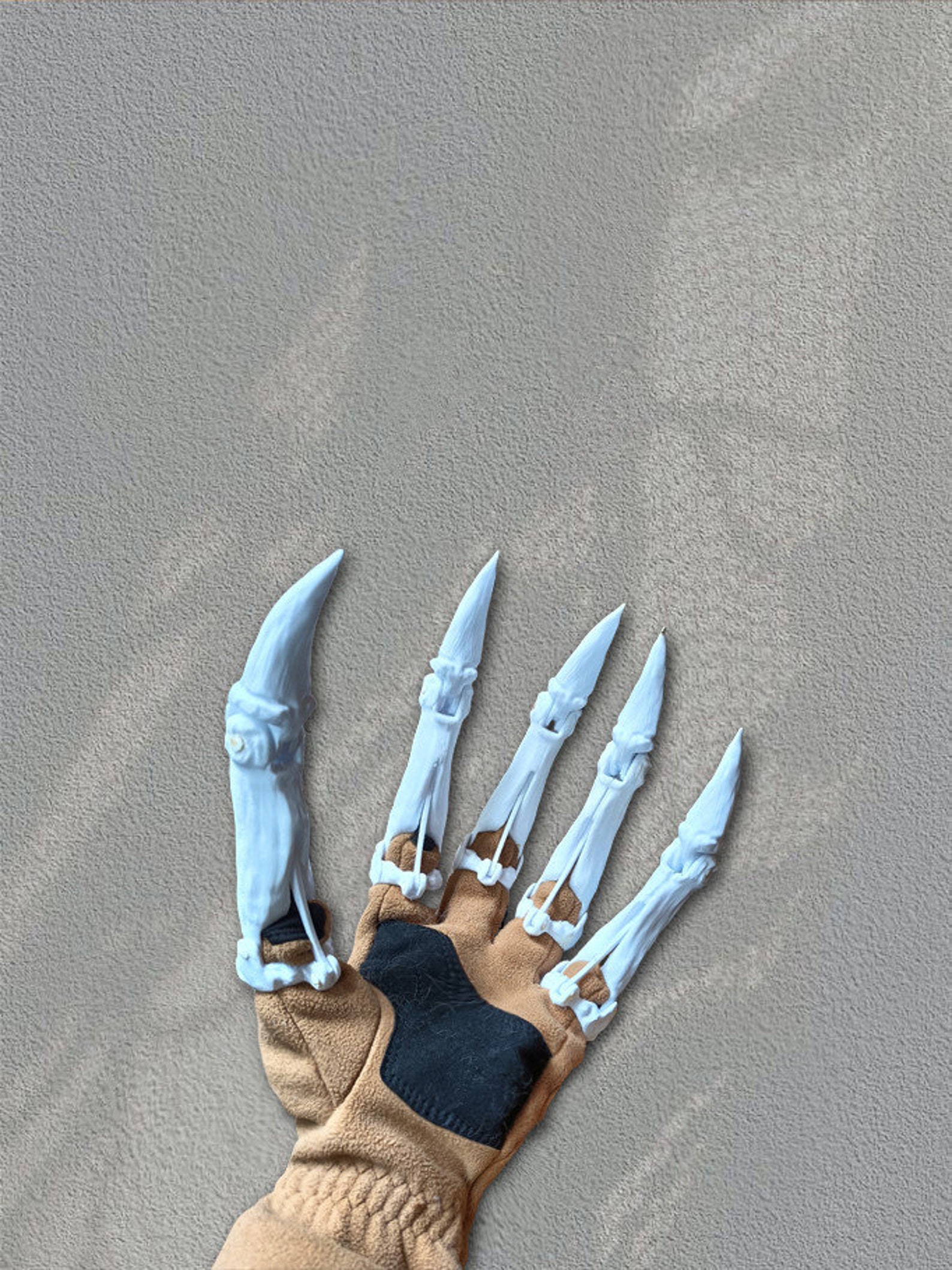 Silver Paw Gloves, Mechanical Claw Prop Cosplay Halloween Party Joints ...