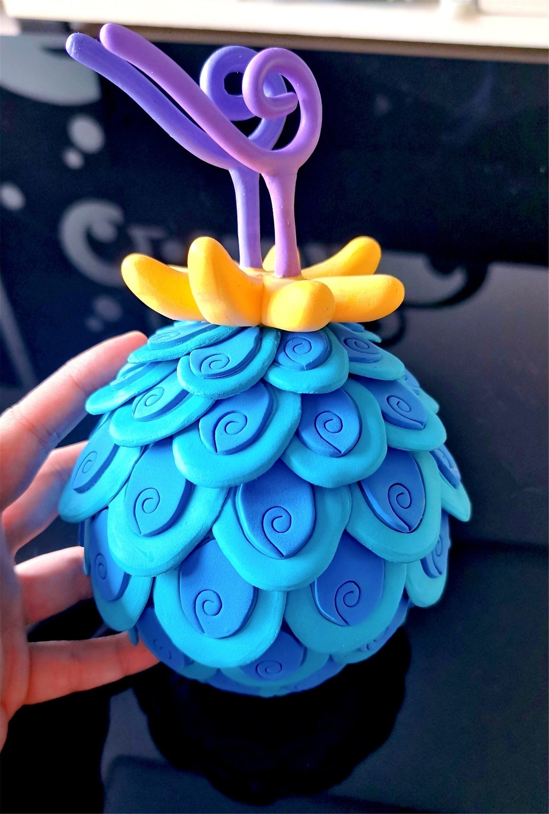 Blue Devil Fruitblue Dragon Devil Fruit Ornamentability - Etsy