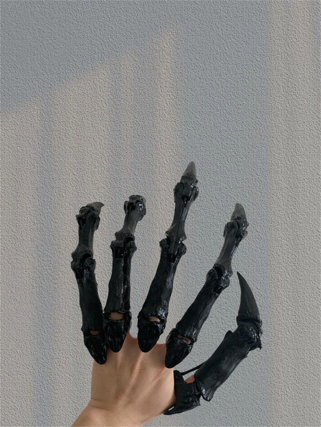 Black Claw Gloves, Mechanical Paws Prop Cosplay Halloween Party Joints ...