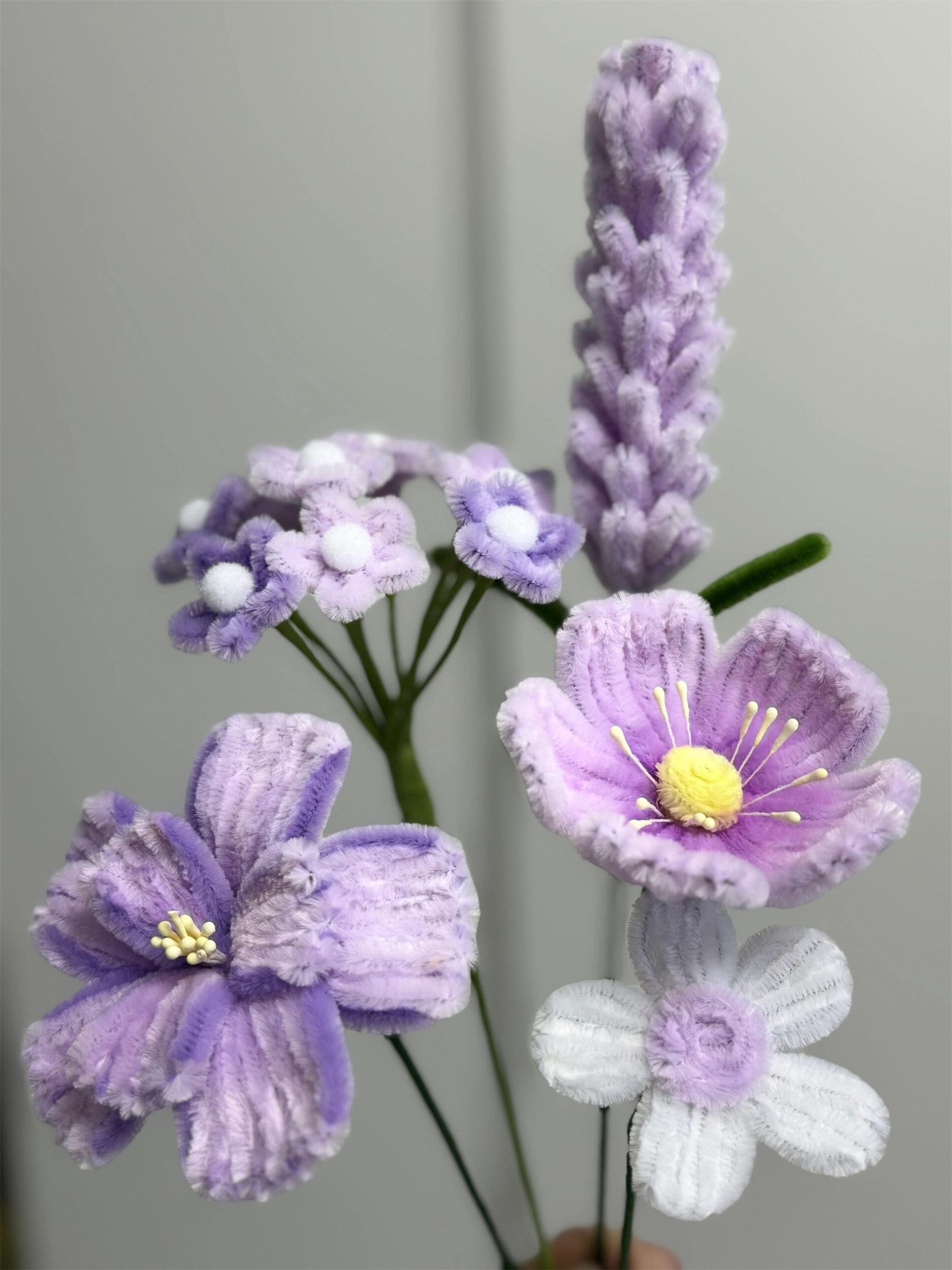 Daisy Fluff Hydrangea Flower Mixed Bouquets Garden Tulip Decor Wedding ...