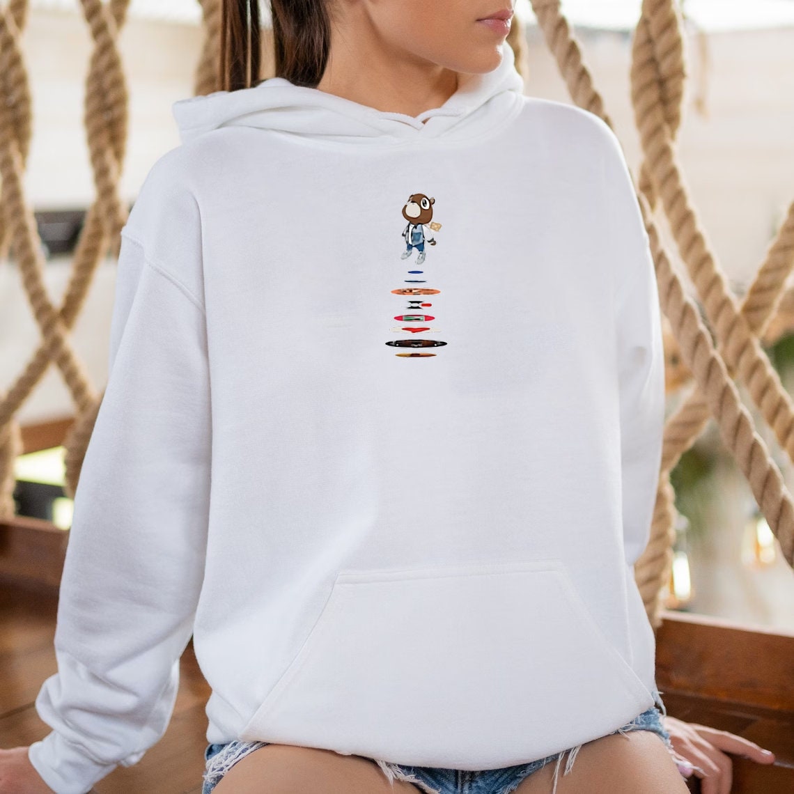 Kan West Graduation Hoodie, The College Dropout Designed & Sold By ...