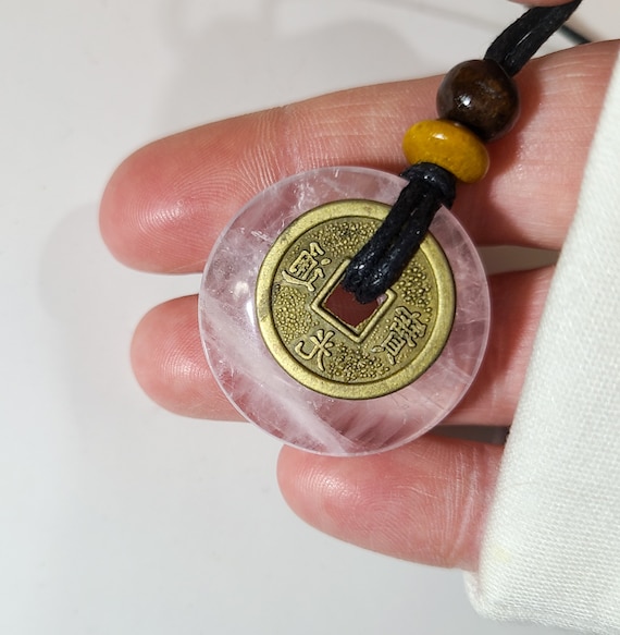 Rose Quartz Sacred Earth Amulet Heart Chakra Necklace | Etsy