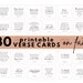 30 FAITH VERSE CARDS, Memory Verse Prints, Bible Verse Cards, Print ...