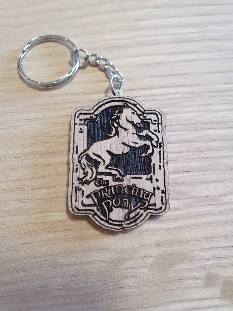 Lasercut Wooden Keyring Keychain. Lord of the Rings LOTR | Etsy