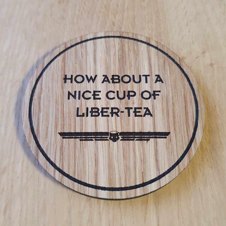 Laser Cut Oak Coaster: Hell Divers 2 Pun Gift - Etsy Singapore