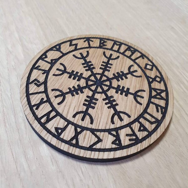 Laser Cut Coaster Viking - Etsy