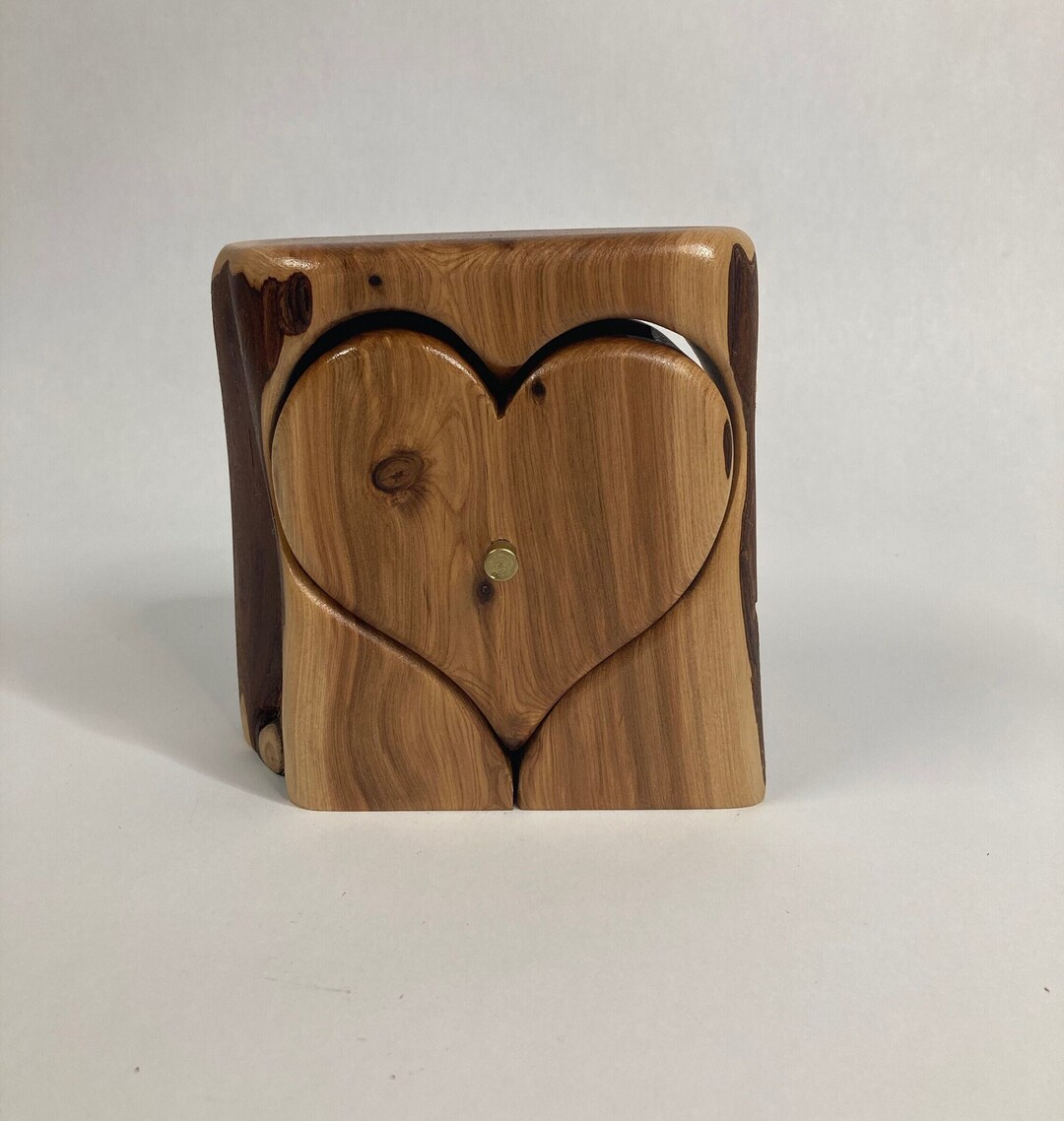 Bill Clegg Original Wood Box With Single Heart-shaped Drawer 48-G - Etsy