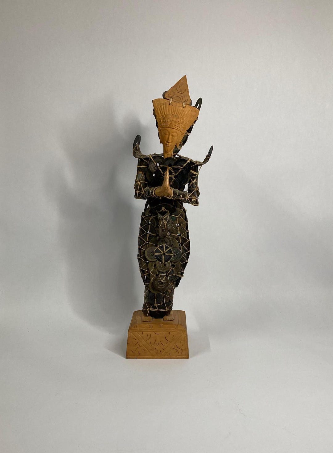 Vintage Indonesian Kepeng Dewi God Coin Statue #410-G - Etsy