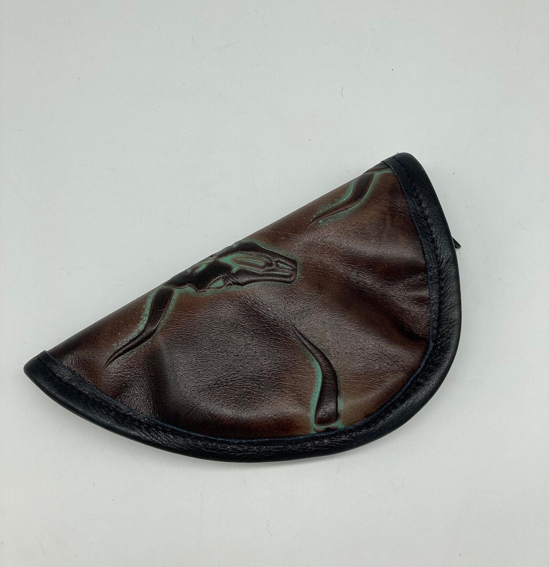 Embossed Textured Leather Handgun Pistol Case / Gun Rug - Longhorn ...