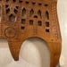 Vintage Hand Carved Decorative Wood Ox Yoke / Cattle Yoke - Folk Art ...
