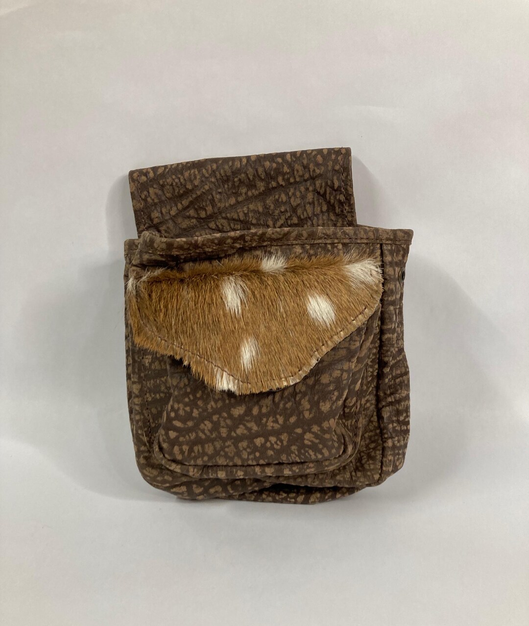 Axis Deer Hide and Cape Buffalo (S. Africa) Leather Custom Shot-shell ...