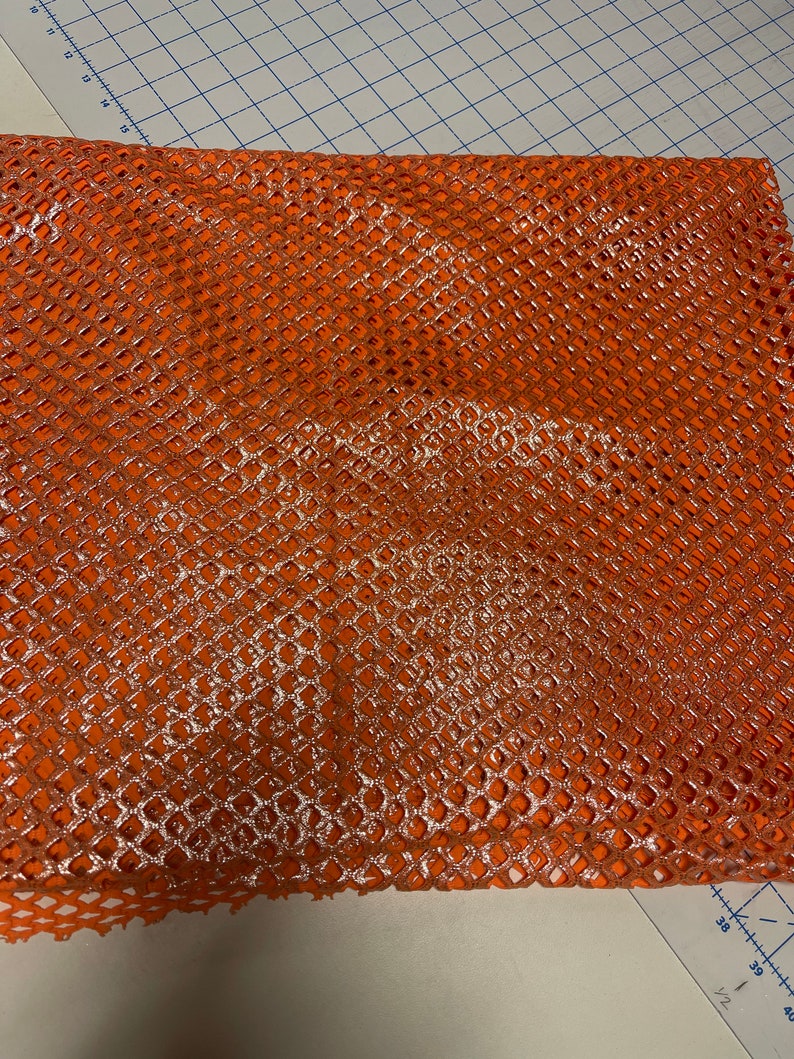 Spandex-metallic Stretch Fishnet Fabric-stretch-swimsuit Coverup - Etsy