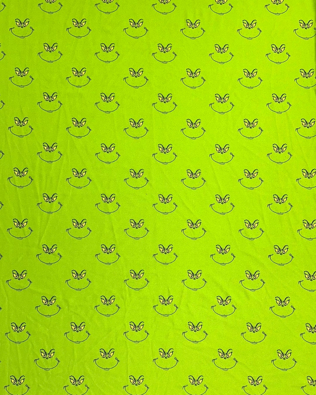 Grinch Fabric Grinchmas Spandex DIY Grinch Stretch Fabric Headband Kid ...