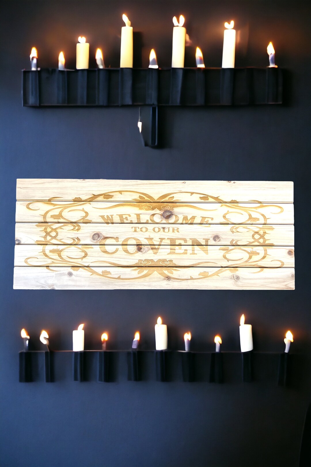 Welcome to Our Coven Wood Engraved Sign - Etsy