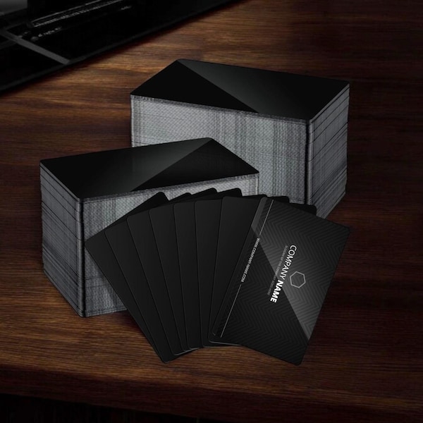 Laser Engraved Metal Business Cards - Etsy