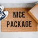 Nice Package Welcome Door Mat - Etsy