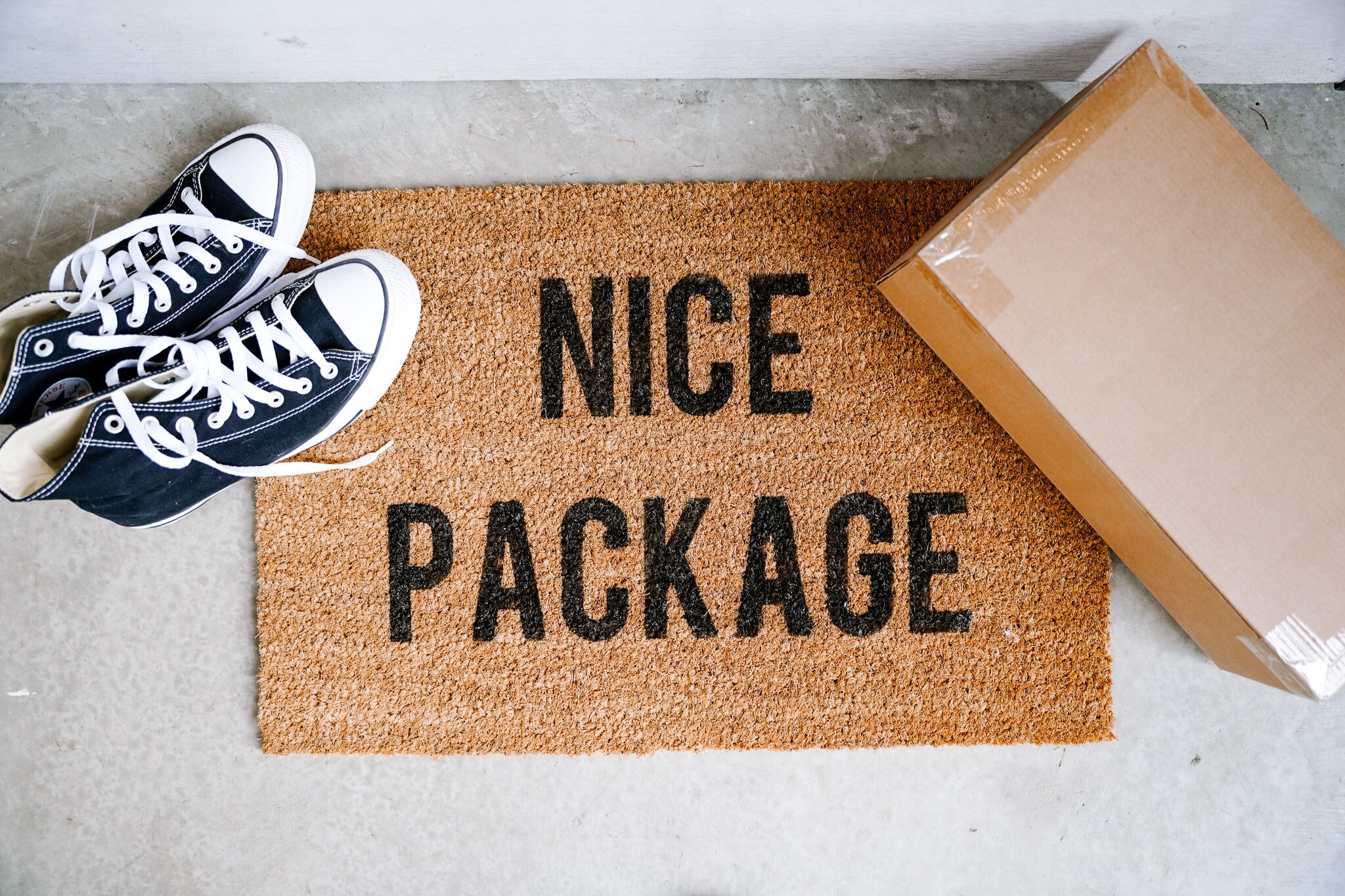 Nice Package Welcome Door Mat - Etsy