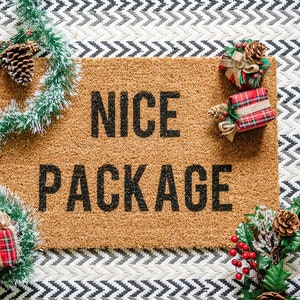 Nice Package Welcome Door Mat - Etsy