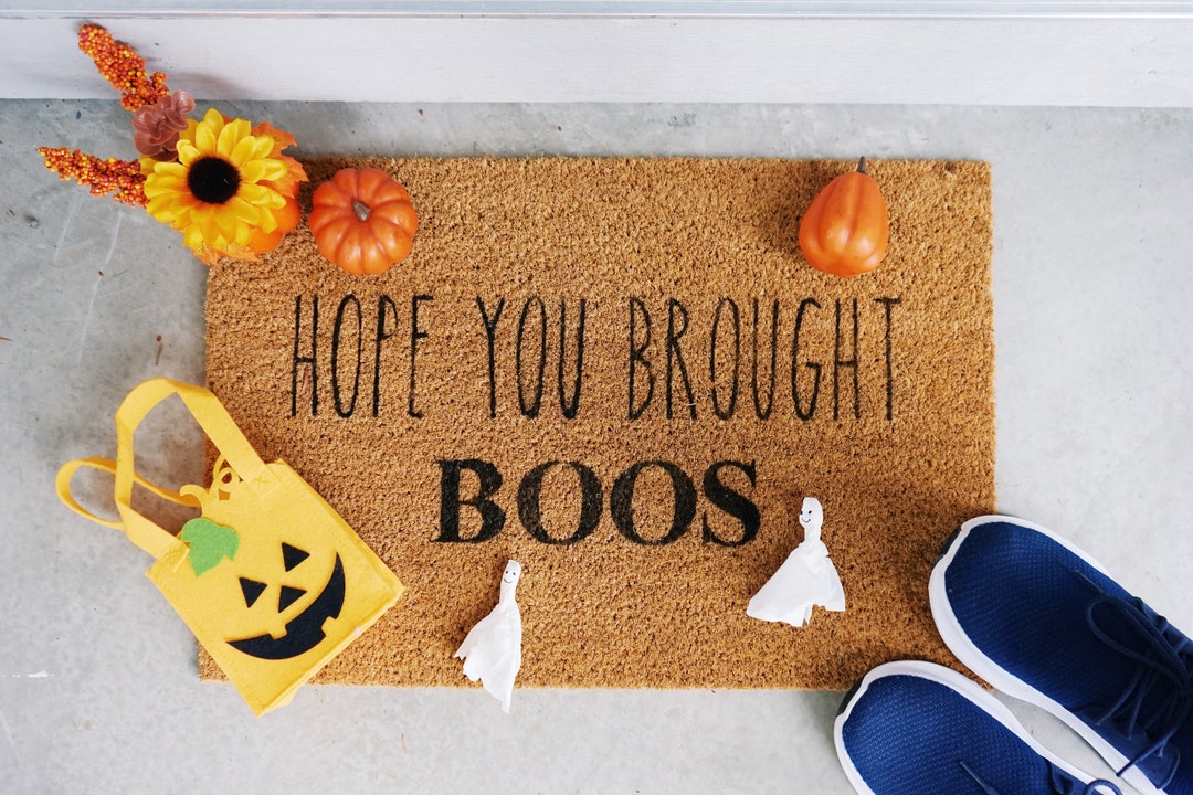 Hope You Brought Boos Welcome Door Mat - Etsy