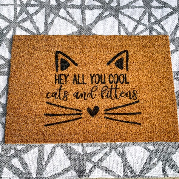 Black Cats Welcome - Etsy