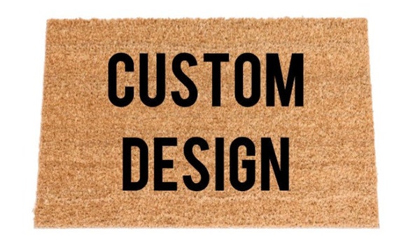 CUSTOM DESIGN Welcome Door Mat - Etsy Canada