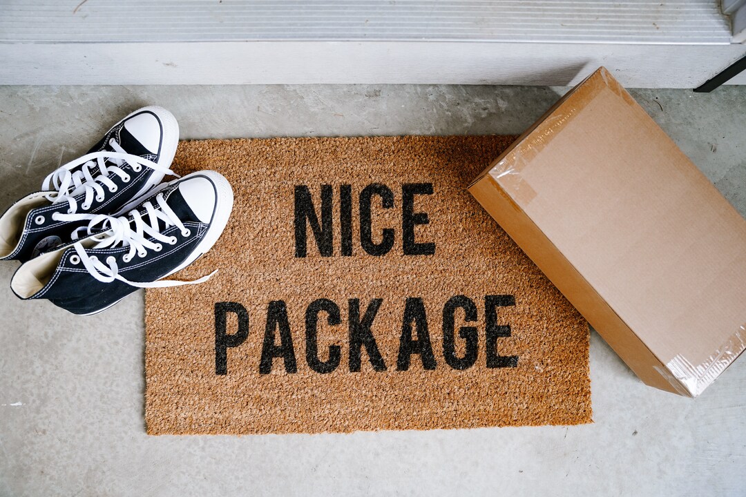 Nice Package Welcome Door Mat - Etsy