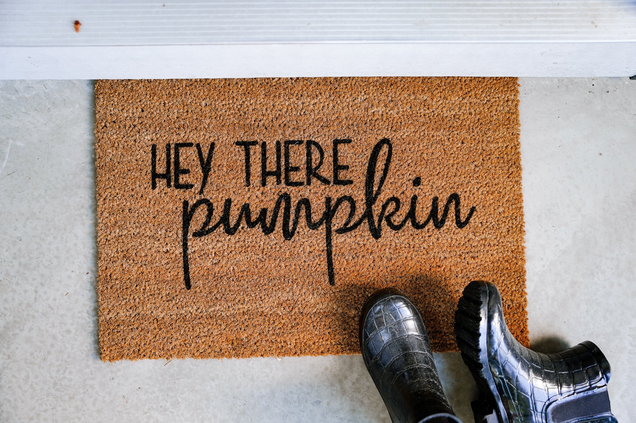 Hey There Pumpkin Welcome Door Mat - Etsy Canada