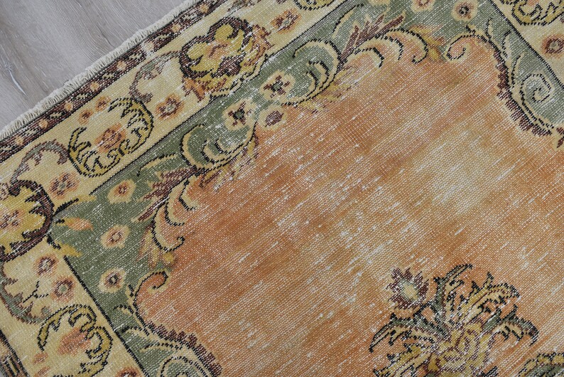 Peach Color Rug Oushak Rug Large Rug Oushak Rug Vintage - Etsy