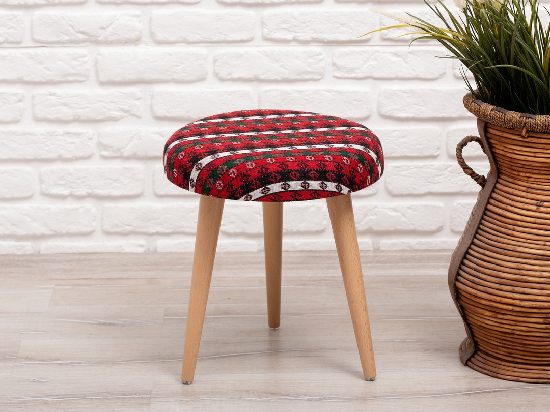 Chair and Ottoman, Accent Chair for Bedroom, Turkish Sitting Chair With ...