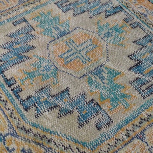 Slim Runner Rug, Vintage Rug, Narrow Rug, Oushak Runner Rug, Turkish ...