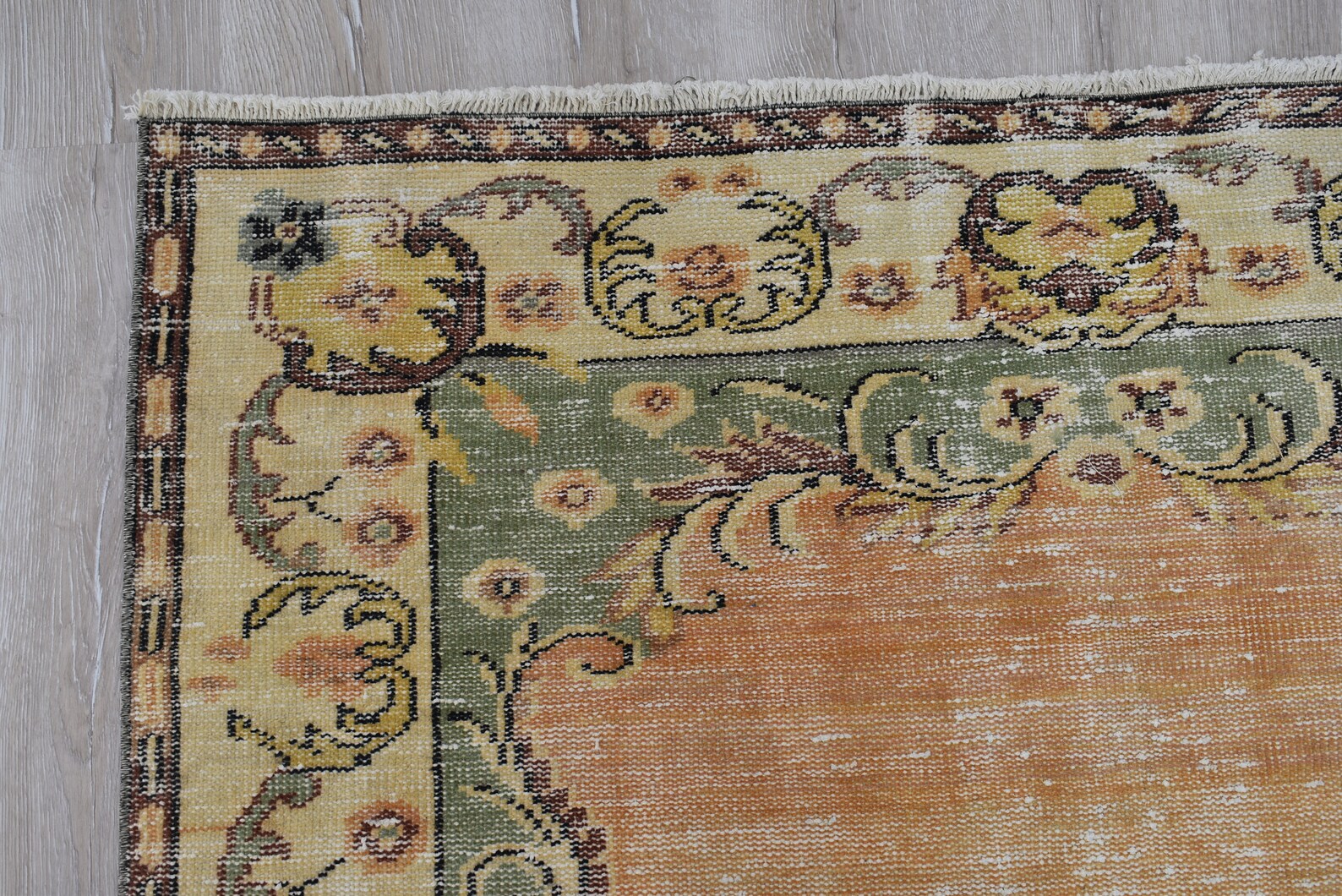 Peach Color Rug Oushak Rug Large Rug Oushak Rug Vintage - Etsy