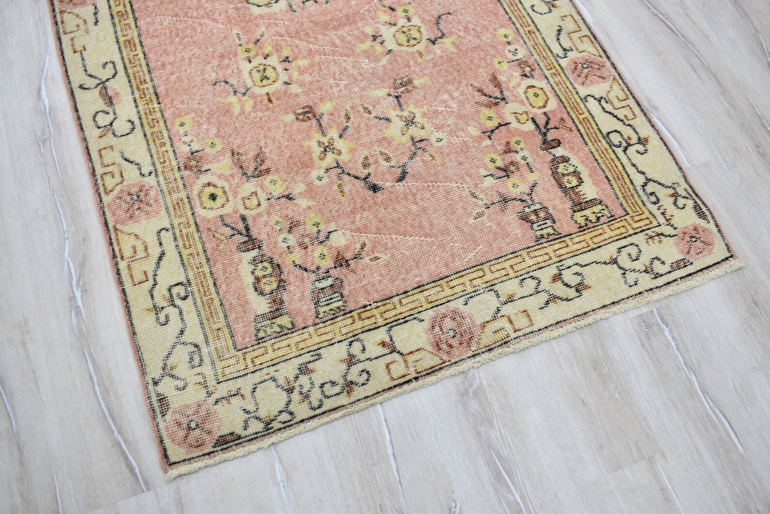 Slim Rug 4x7 Rug Area Rug Vintage Rugs Pink Rug Turkish - Etsy India