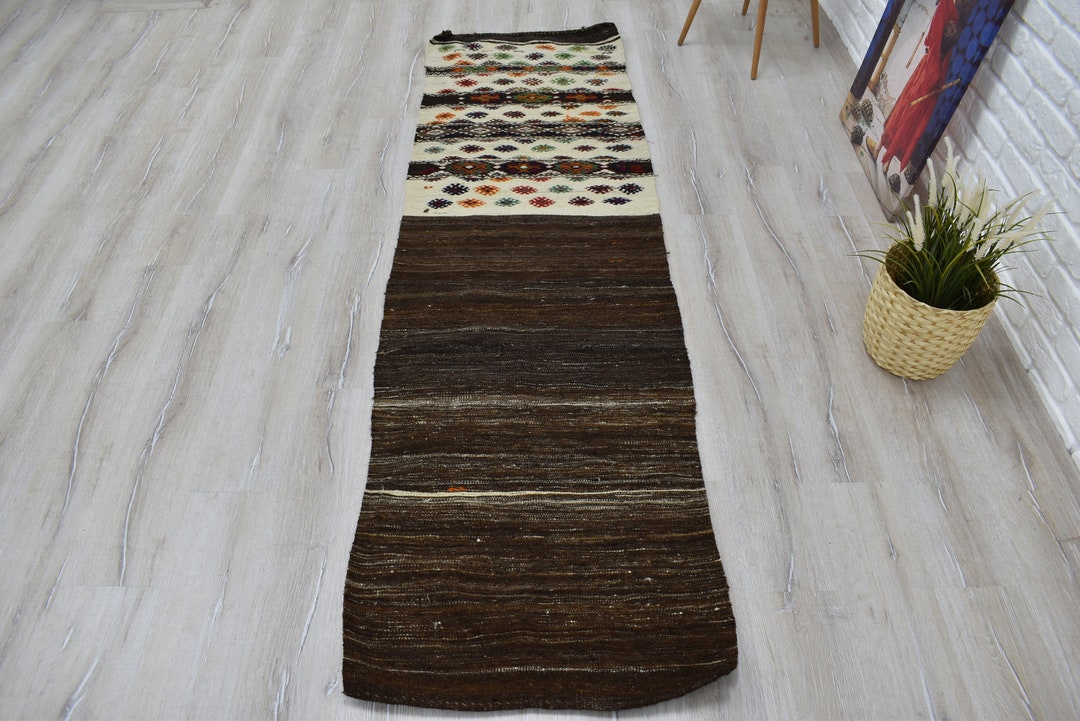 Bohemian Runner Rug, Slim Runner Rug, Kilim Rug, Vintage Kilim Rug ...