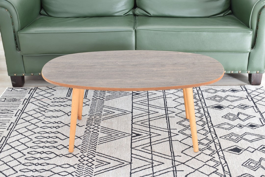 Modern Style Low Coffee Table, Wooden Coffee Table, Rustic Coffee Table ...